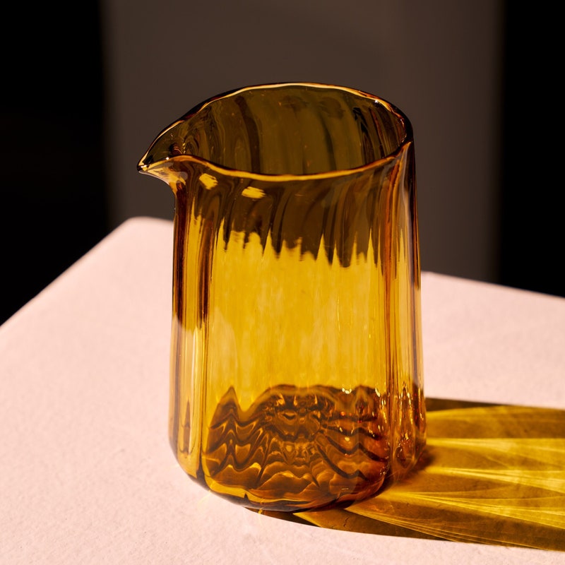 Amber Hand Blown - Etsy