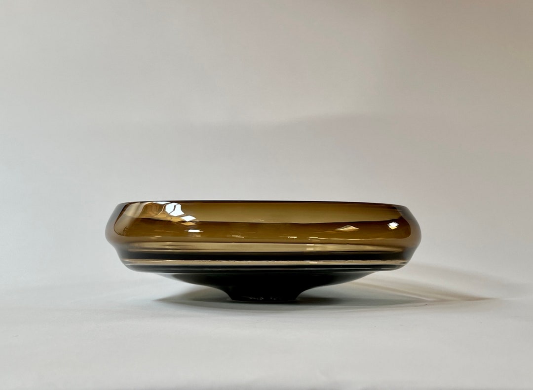 Hand Blown Incalmo Glass Bowl - Etsy