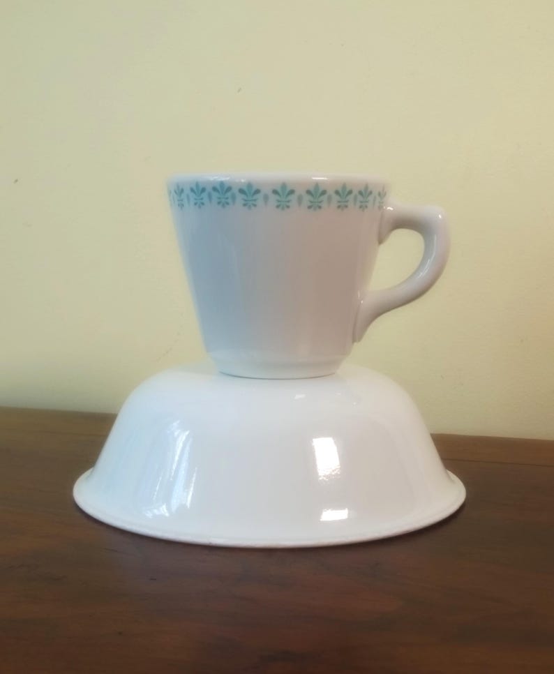 1966 Mayer China Coffee Cup: D'arcy Fleur-de-lis Restaurant Ware - Etsy