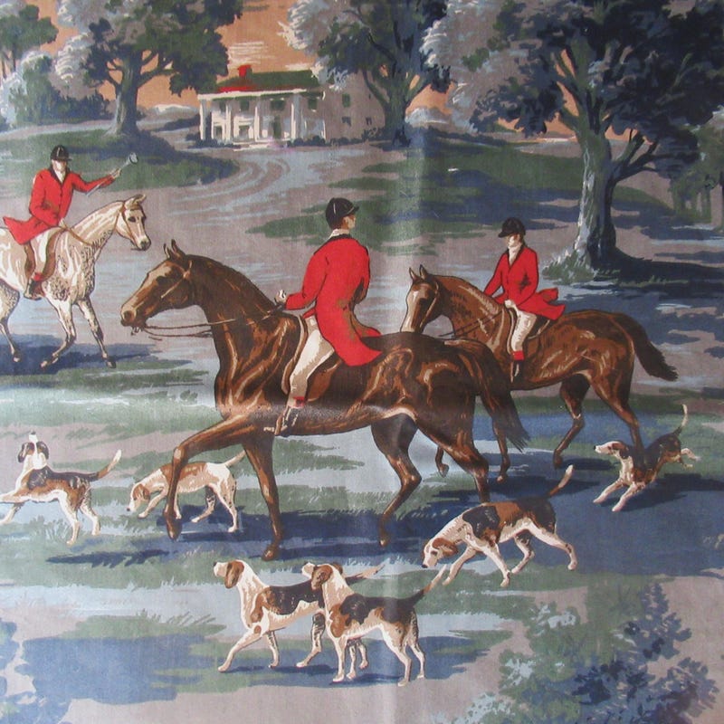 Fox Hunting Wallpaper - Etsy