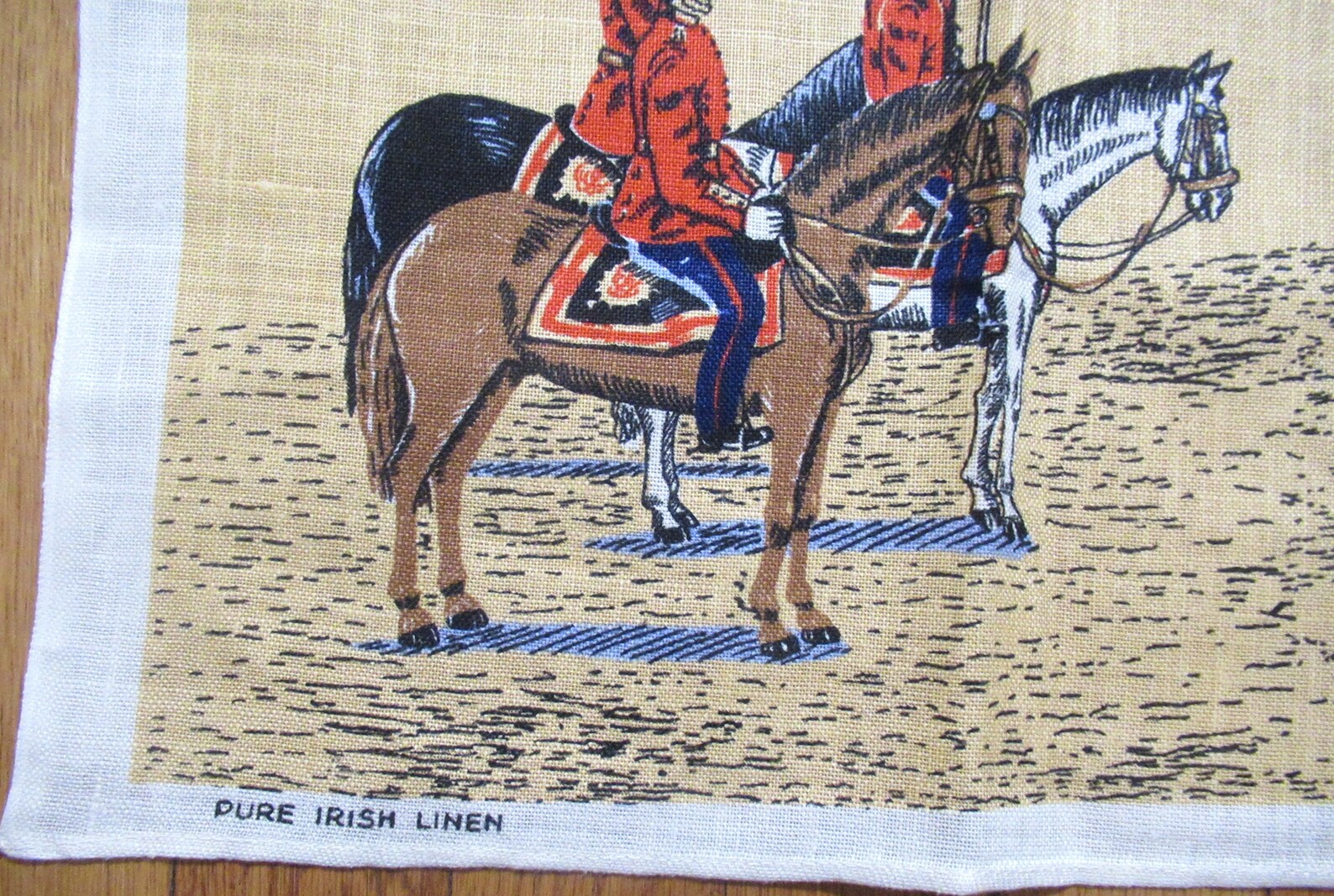 Vintage Ulster Linen Tea Towel: Trooping the Colour, London - Etsy