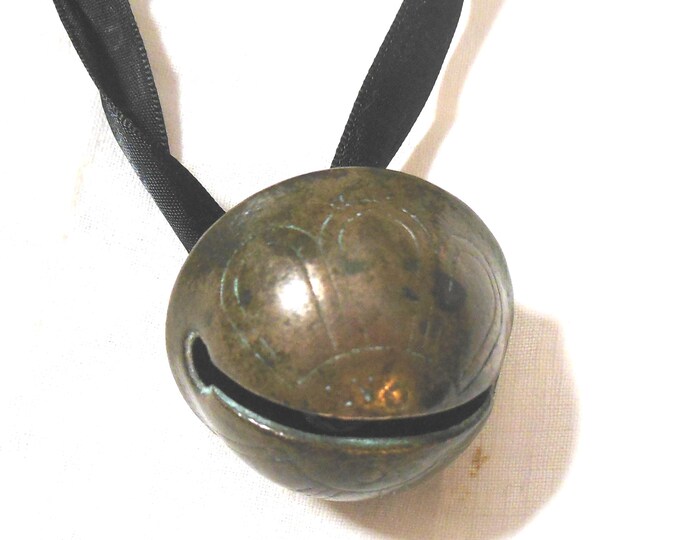Antique Brass Crotal Sleigh Bell No. 5: 6 Petal Design - Etsy