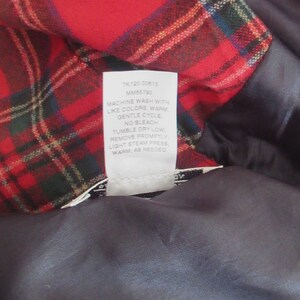 Vintage Pendleton Stewart Tartan Plaid Wool Robe M Lightweight Red ...