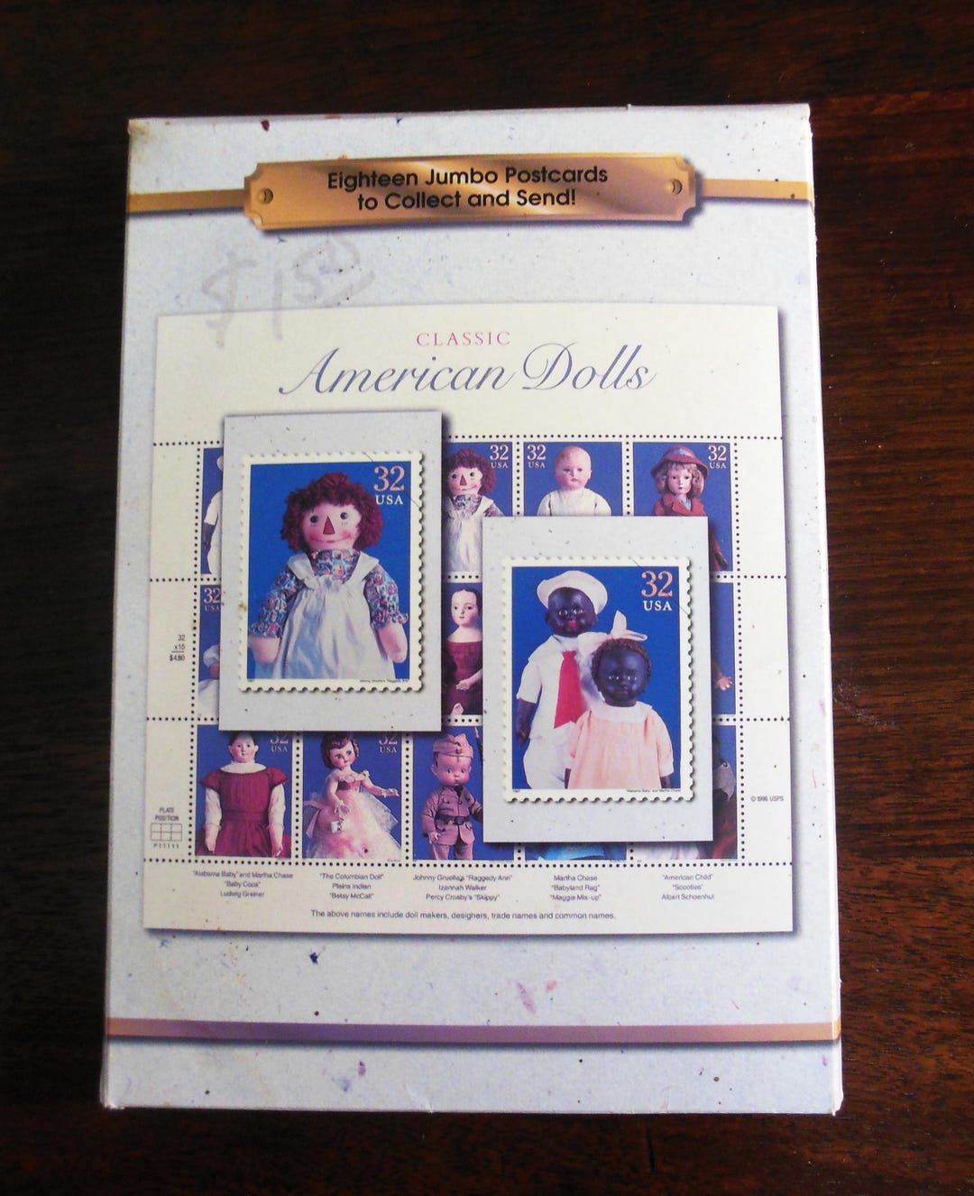 Jumbo Postcards Classic American Dolls: US Postal Service Issue 1997 ...