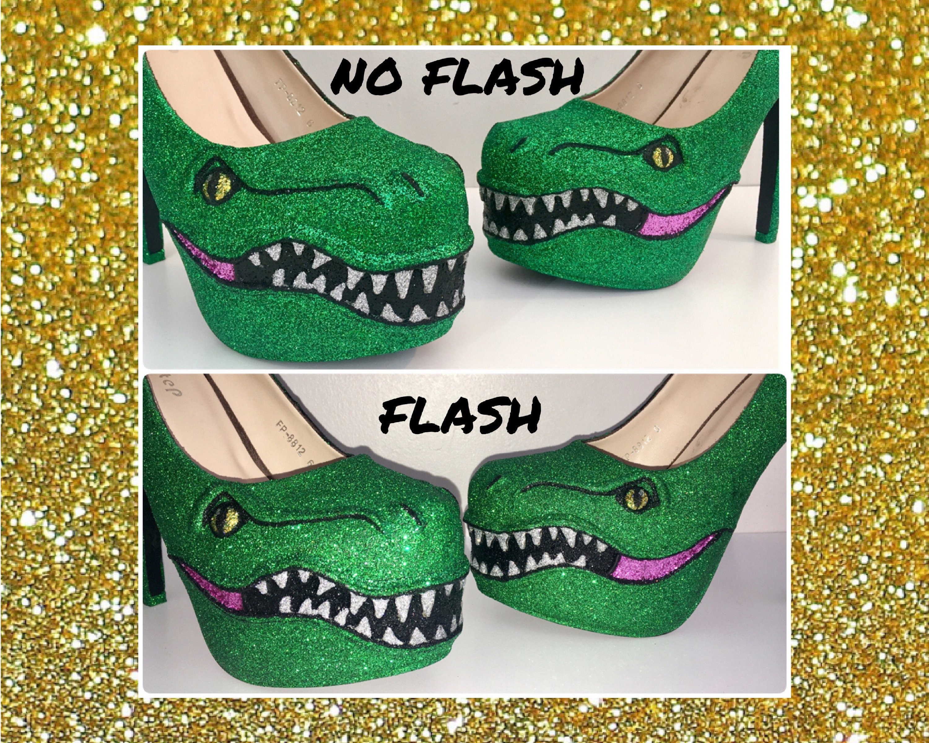 Sculpted Dinosaur Shoes T-rex Platform Heels Dinosaur | Etsy UK