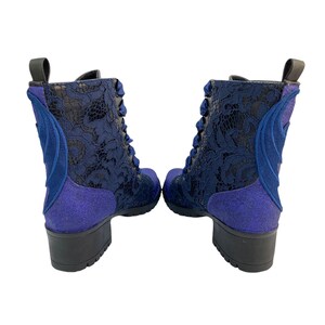Navy Dragon Boots, Dragon Lace Boots, Navy Lace Boots, Navy Bridal ...