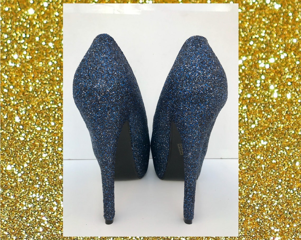 Custom Glitter Shoes, Night Sky Glitter Shoes, Custom Space Shoes ...