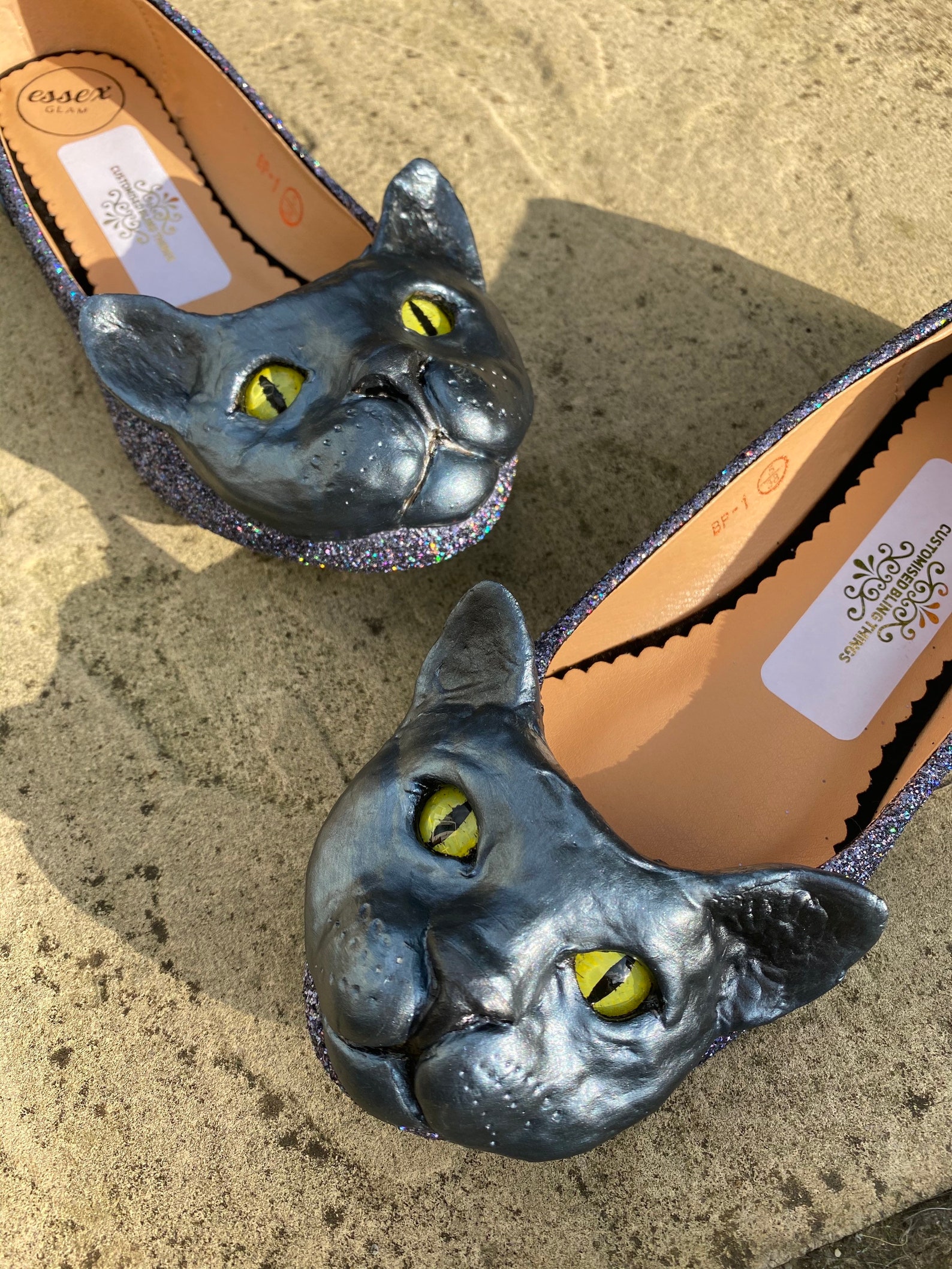 Sculpted Cat Flats Sculpted Cat Shoes Custom Pet Shoes 3D - Etsy