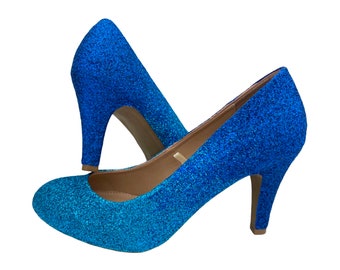 Aqua Blue Heels - Etsy
