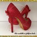 Ruby Slipper Shoes, Red Glitter Shoes, Ruby Red Shoes, Wizard of Oz ...