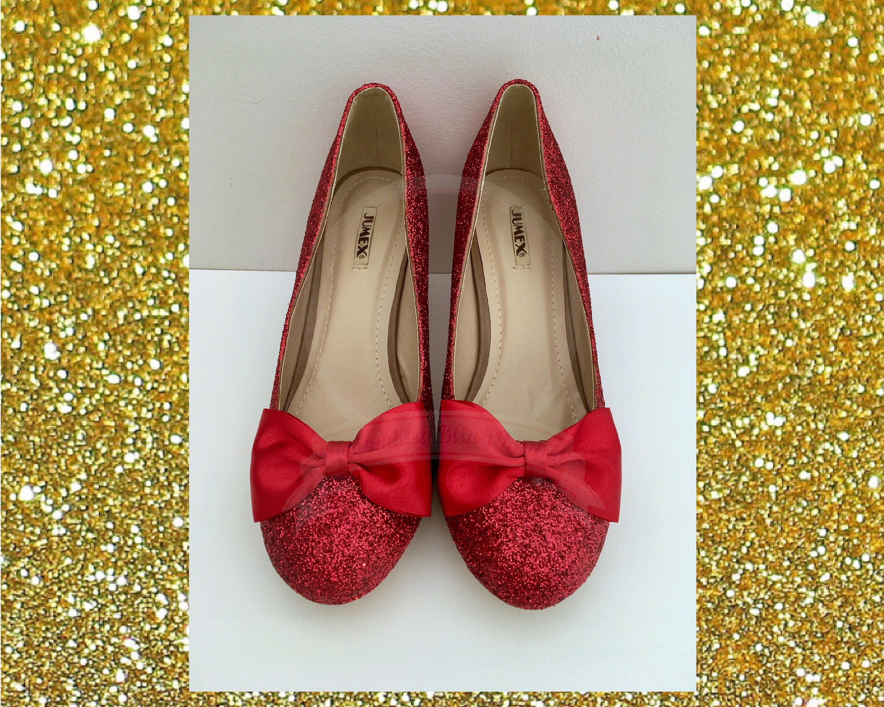 Red Bow Shoes Red Glitter Heels Bow Glitter Shoes Shoes - Etsy UK