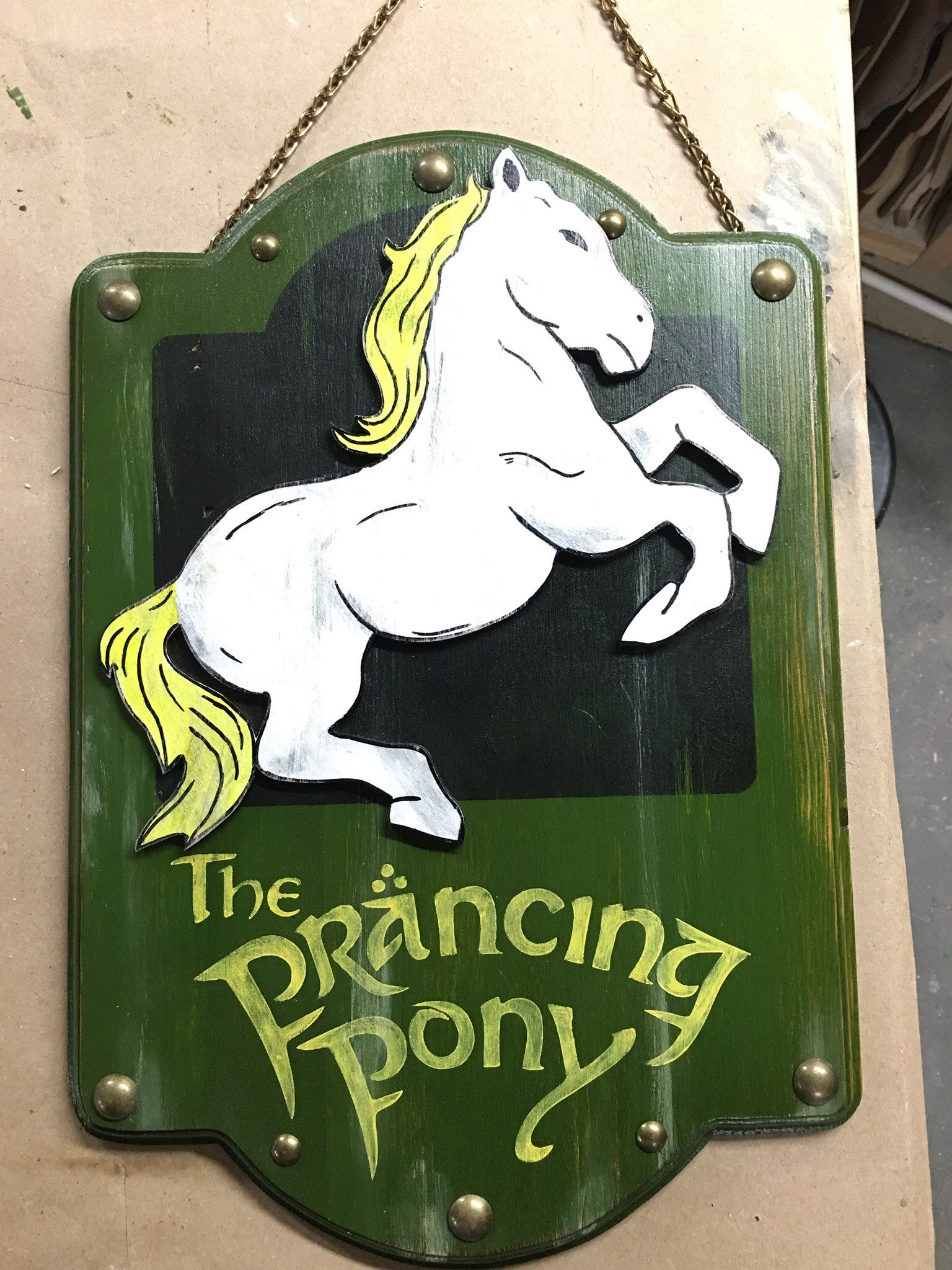 The Prancing Pony — nerd wood designs