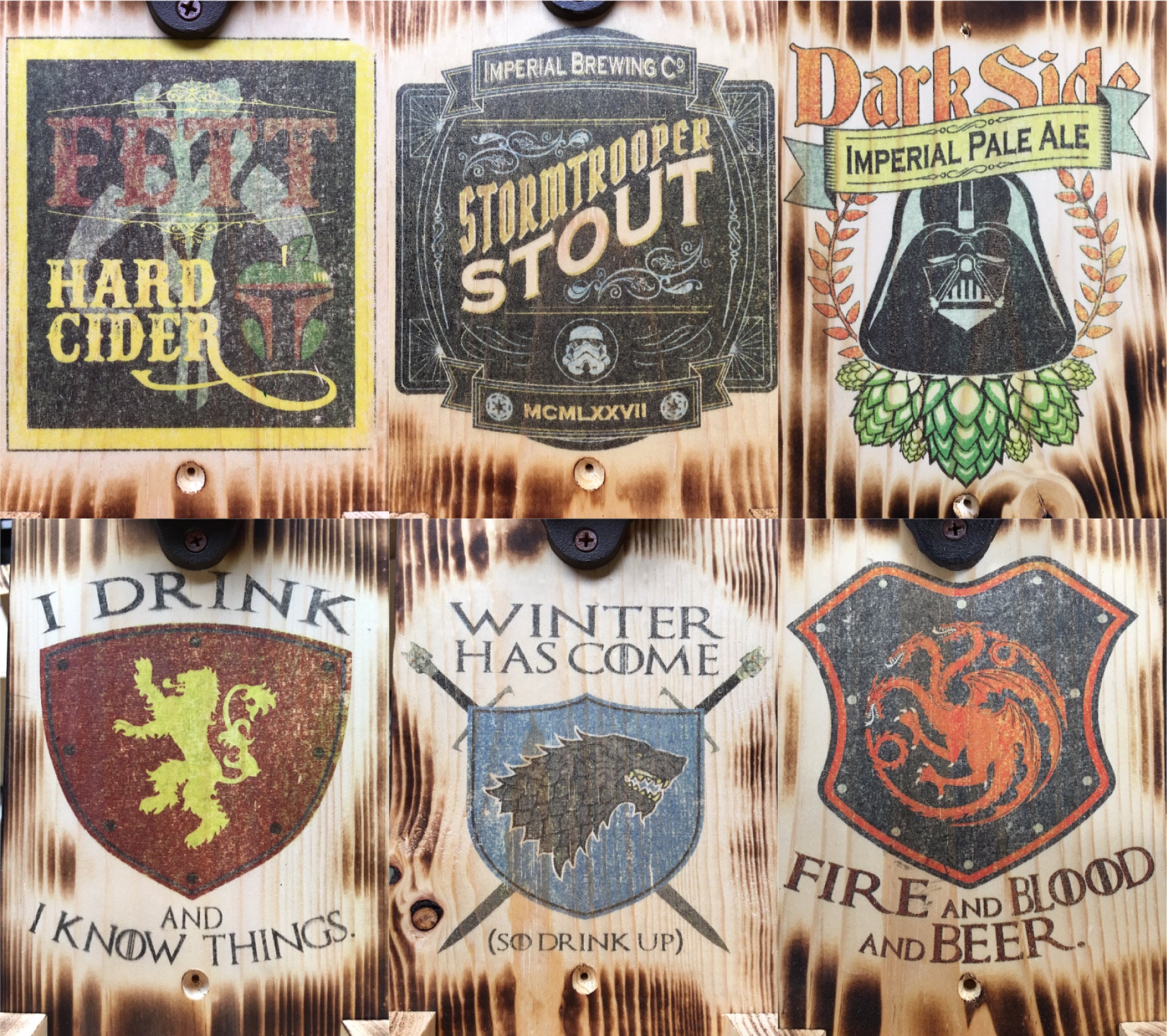 Mind Flayer Slayer Mashup Wall Mounted Bottle Opener | Etsy