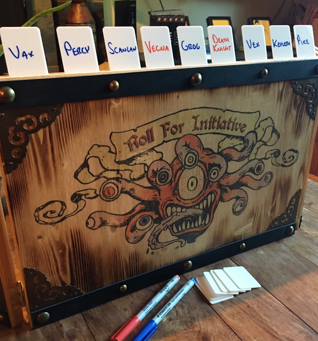 Customizable Handmade Solid Wood Dungeon Master's Screen - Etsy UK