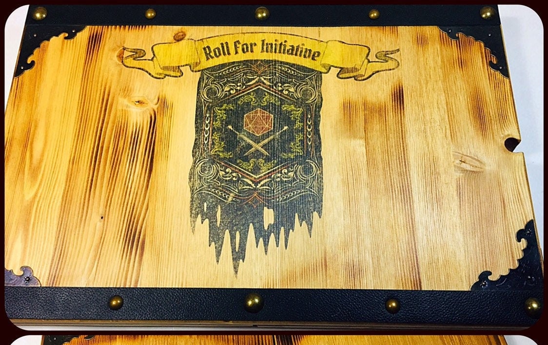 Customizable handmade solid wood Dungeon Master's screen — nerd wood ...