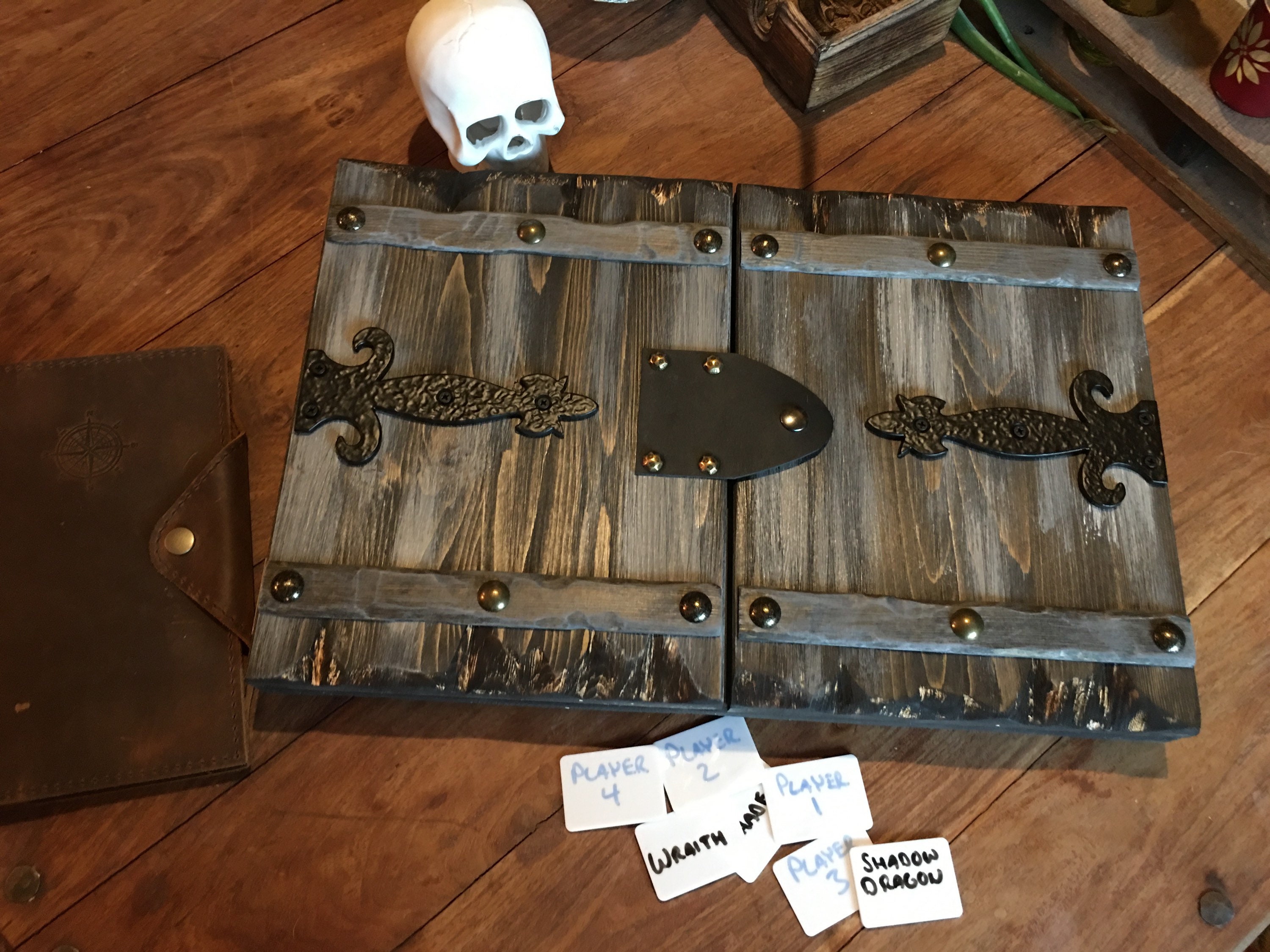 Customizable handmade solid wood Dungeon Master's screen — nerd wood ...
