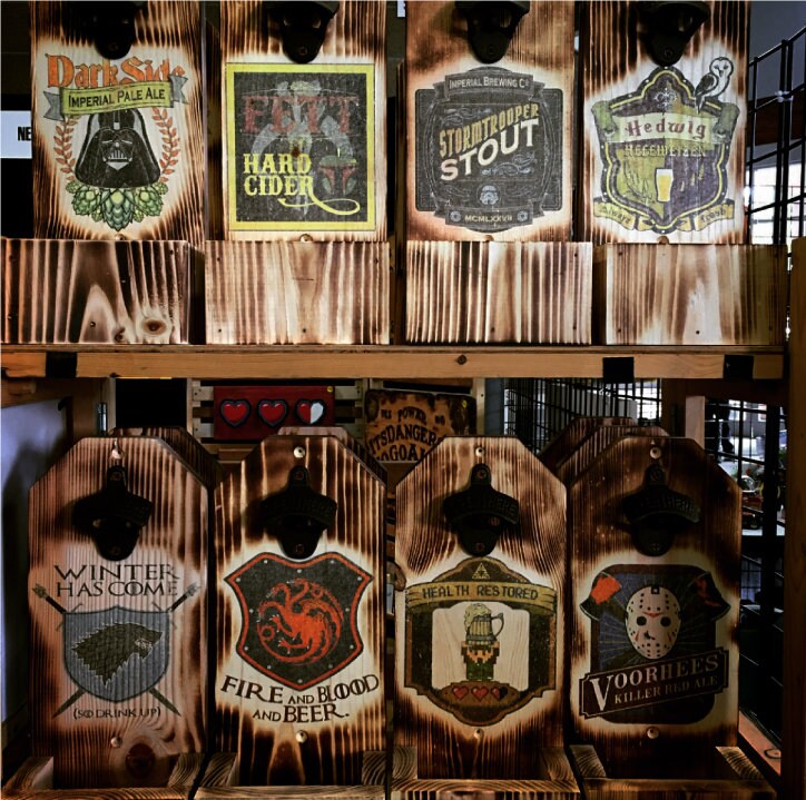 Mind Flayer Slayer Mashup Wall Mounted Bottle Opener | Etsy