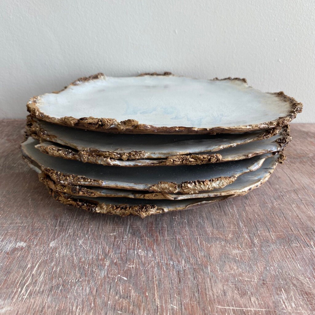 Oyster Dinner Plate - Cloud - Etsy