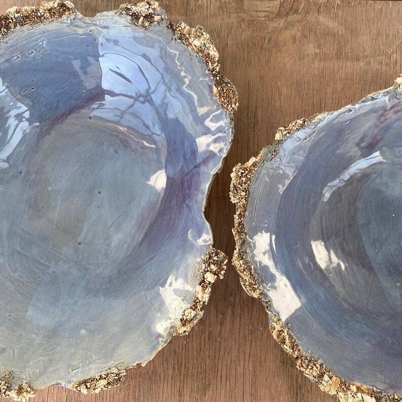 Oyster Entree Server Irregular Shape | Etsy