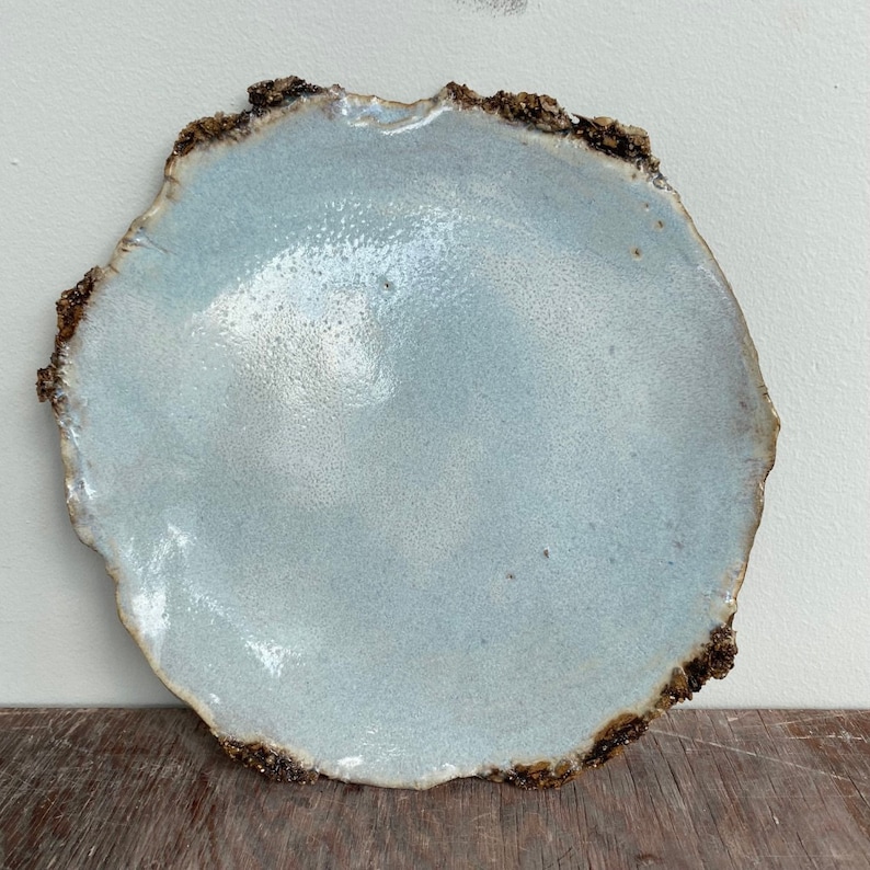 Oyster Dinner Plate - Cloud - Etsy