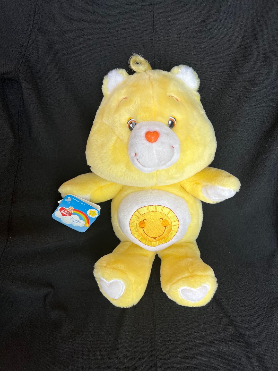 Care Bears Funshine Bear 2002 20th Anniv Carlton Cards 16" Bear - Etsy