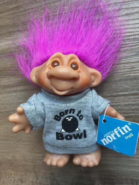Vintage Norfin Born to Bowl Troll - Etsy