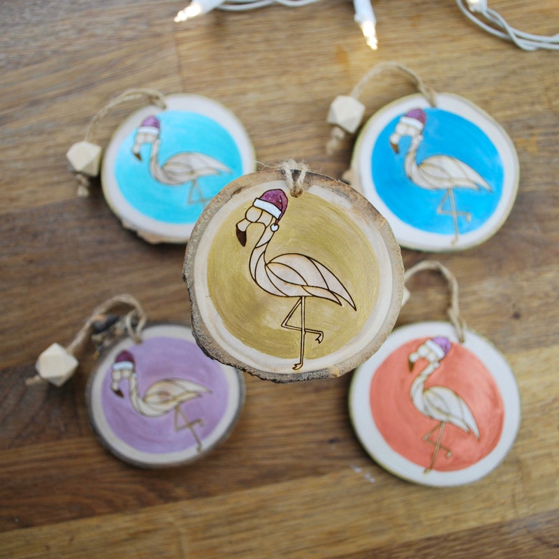 Wood Flamingo - Etsy