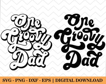 One Groovy Dad Svg - Etsy