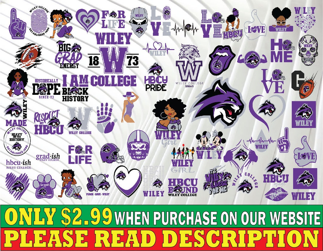 Wiley College Svg HBCU Svg Collections HBCU Svg Football - Etsy