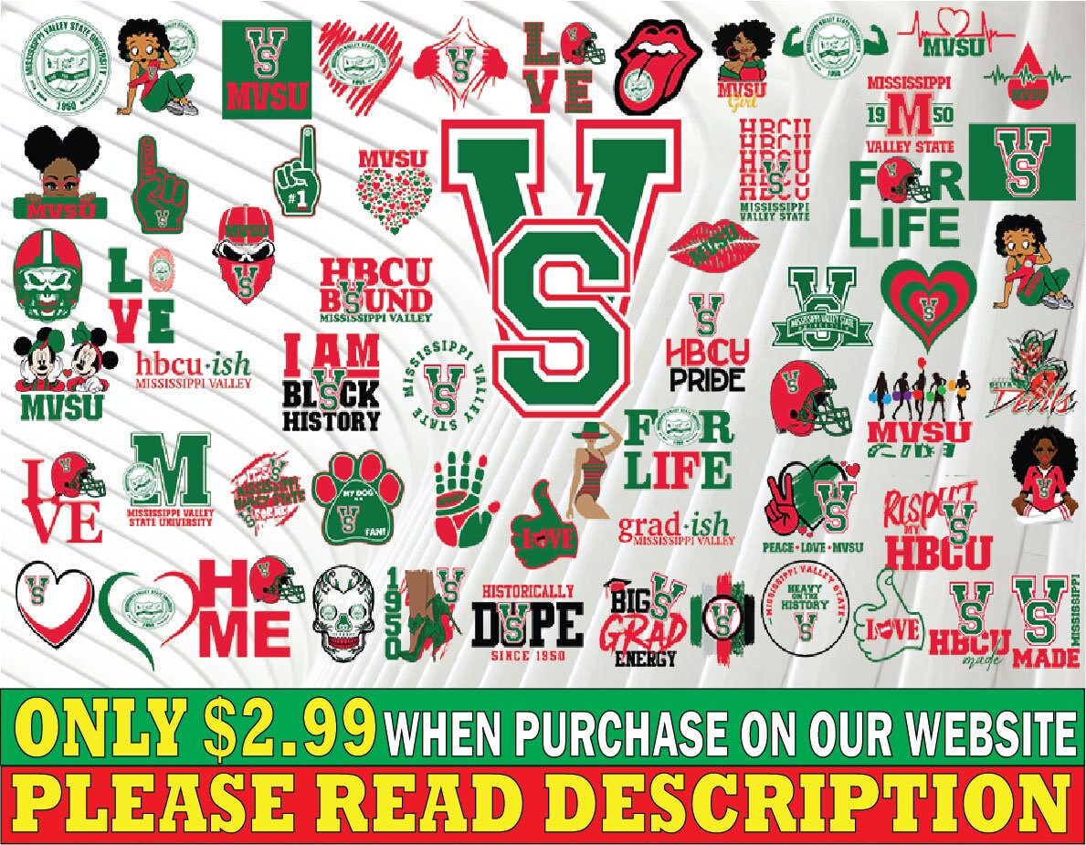 Mississippi Valley State Svg HBCU Svg Collections HBCU Svg - Etsy