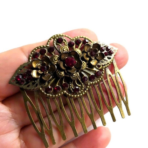 Victorian Hair Comb - Etsy
