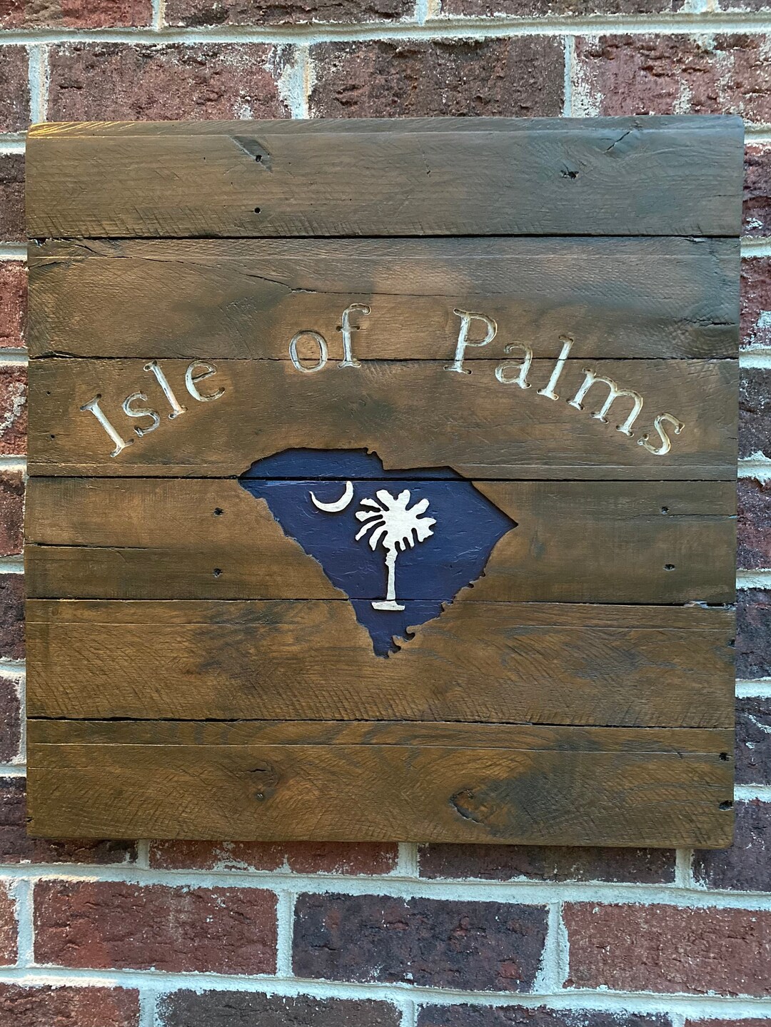 Hand Carved Isle of Palms Sign - Etsy