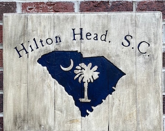 Hilton Head Island Sign - Etsy