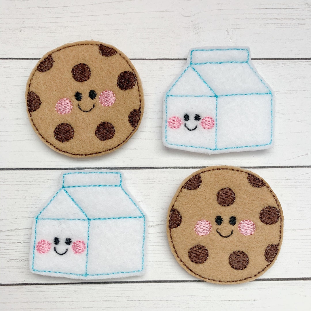 Perfect Pairs Milk and Cookies Cutie Felties 1.75” - Etsy