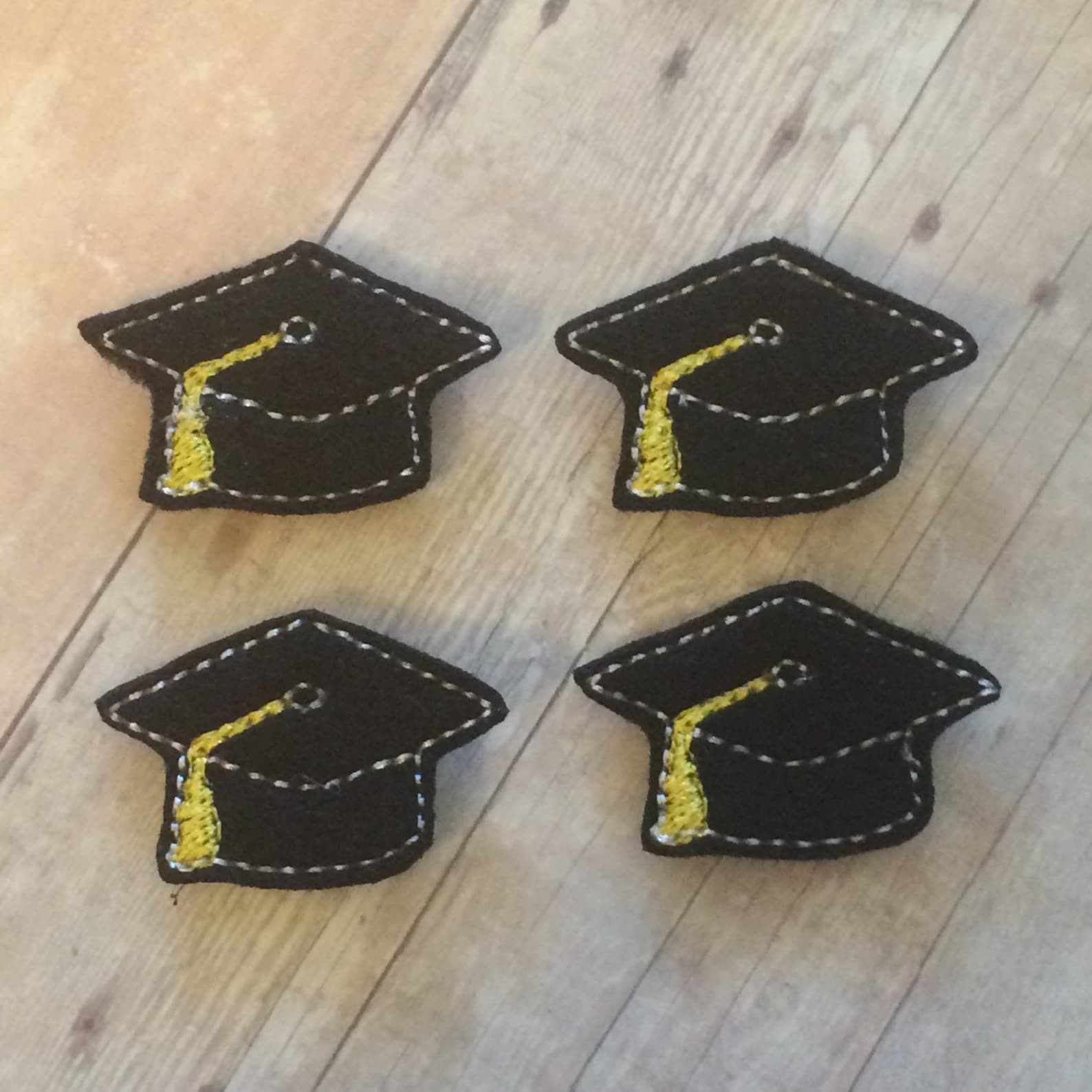 4 Graduation Cap Felties Multiple Sizes Available - Etsy
