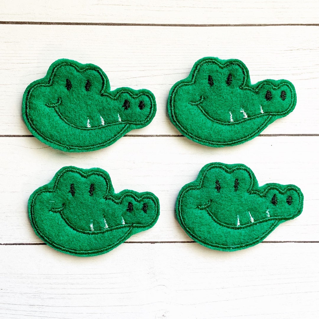 4 Felt Alligators 1.5"x2" - Etsy