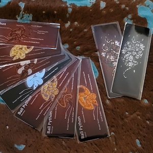 Metal Aluminum Bookmarks, Anatomy of a Ball Python - Etsy