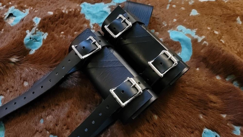 Adjustable Leather Double Sword Sheath Two Carrier Scabbard - Etsy