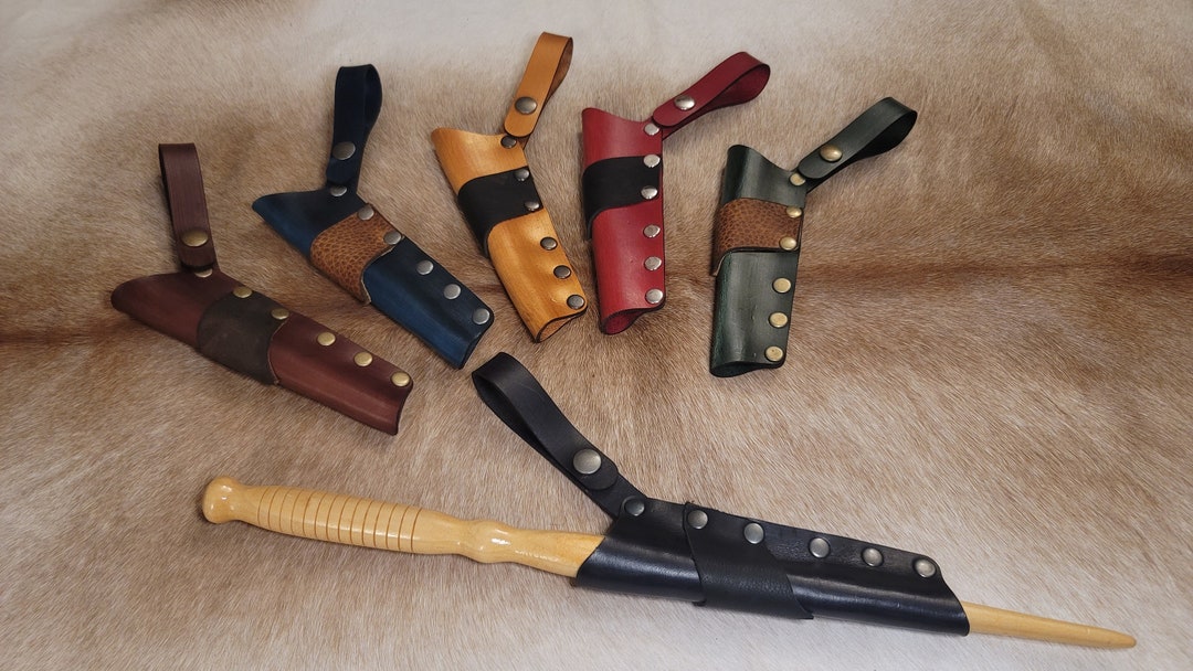 Long Leather Wand Holster Sheath FAST SHIPPING Available New Color - Etsy