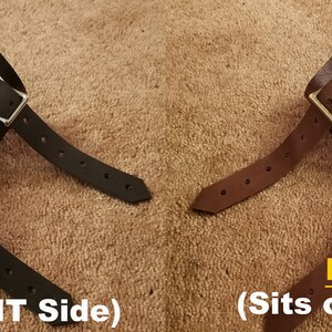 Adjustable Leather Double Sword Sheath Two Carrier Scabbard - Etsy