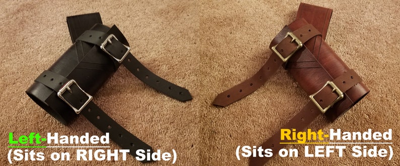 Adjustable Leather Double Sword Sheath Two Carrier Scabbard - Etsy