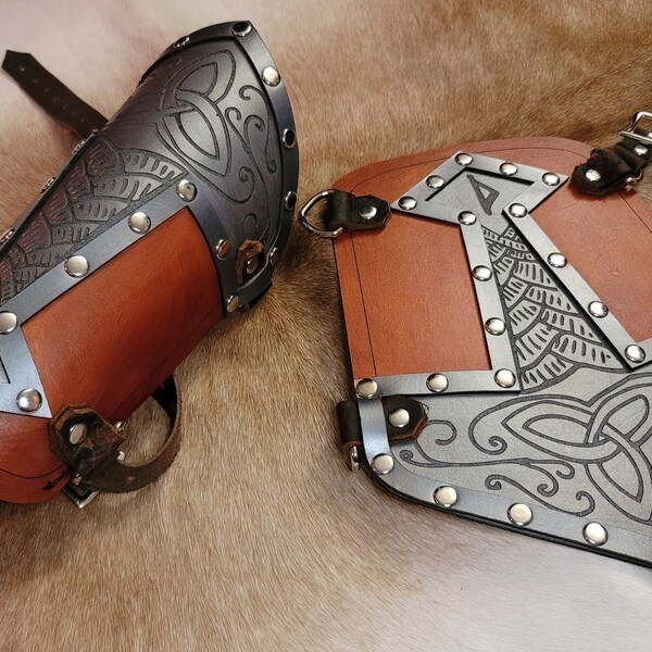 Viking Gauntlets - Etsy