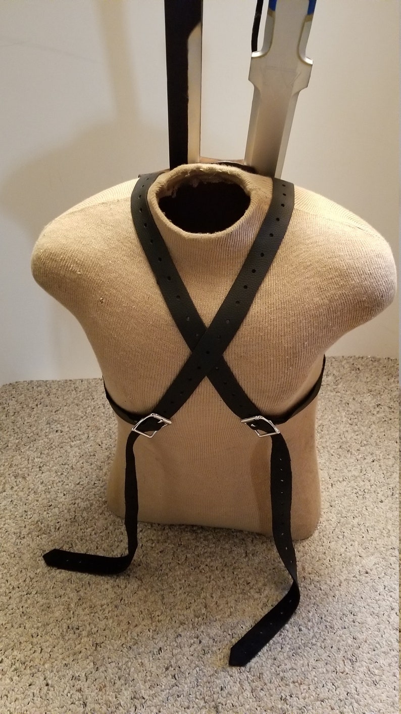 Dual Double Back Carry Leather Sword Sheath Scabbard - Etsy