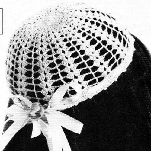Vintage Crochet Juliet Cap Crochet Pattern Pdf Brides Cap - Etsy