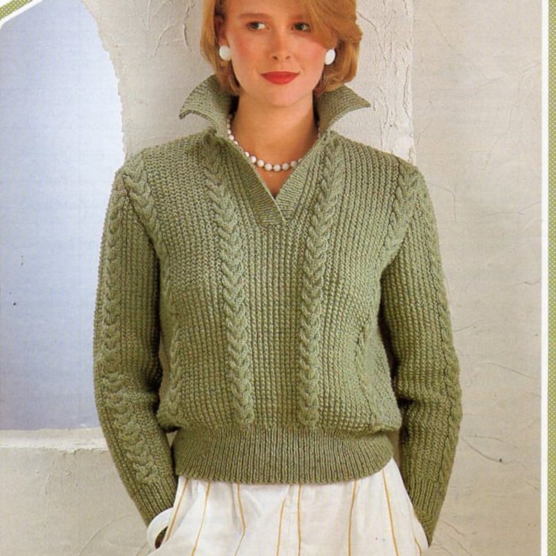 Dk Knit Pattern Sweater - Etsy
