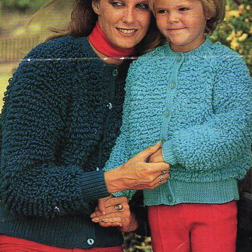 PDF Loopy Jacket Sizes Loop Vintage Knitting Pattern Pdf - Etsy