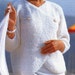 Womens Crossover Sweater Knitting Pattern PDF 4ply Ladies Double ...