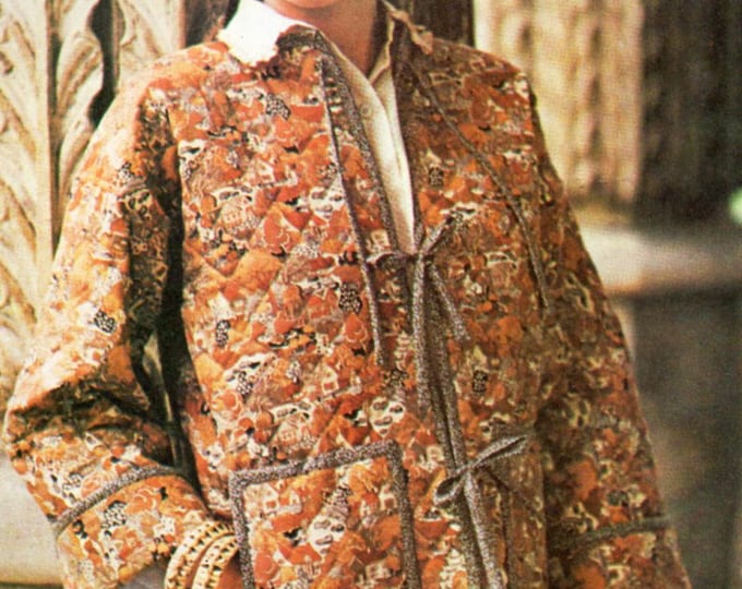 Womens Quilted Jacket Sewing Pattern PDF Chart Instructions to - Etsy UK