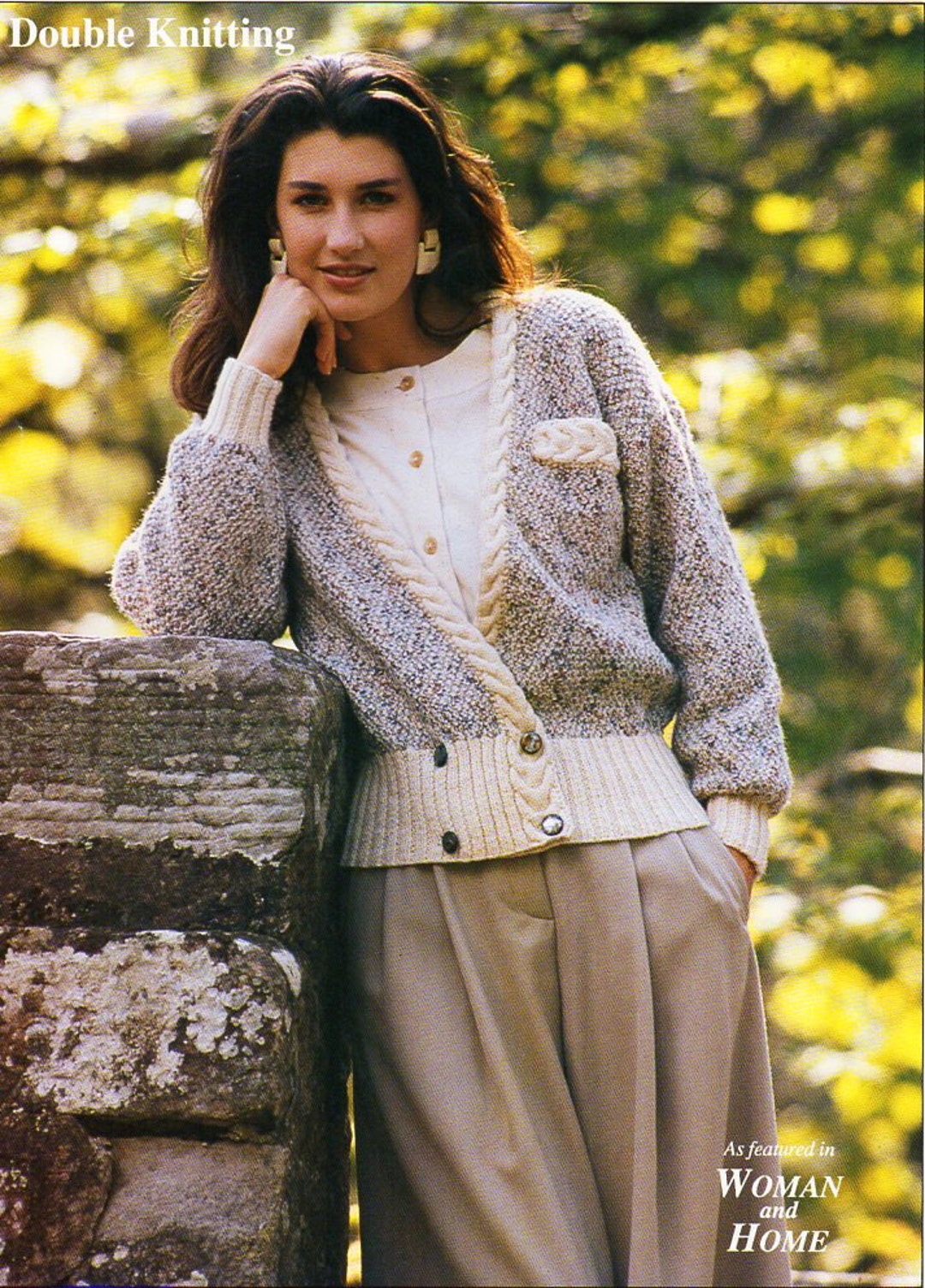 Womens Cardigan Knitting Pattern Pdf Ladies Crossover Cable Jacket ...
