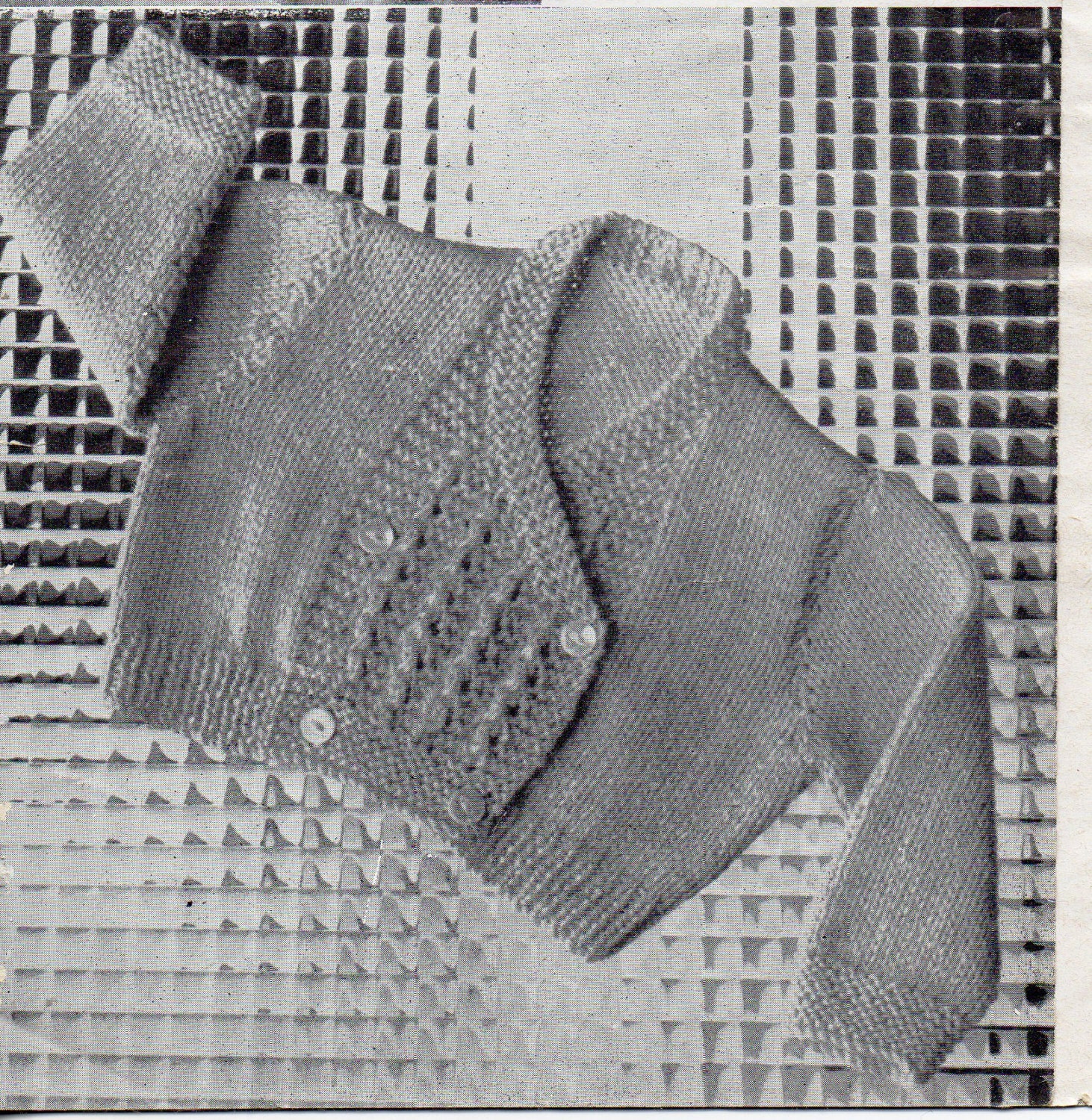 SALE Baby Knitting Pattern Baby Cardigans Crossover Cardigan Button ...